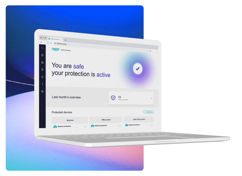 Comprehensive Digital Life Protection | Whalebone